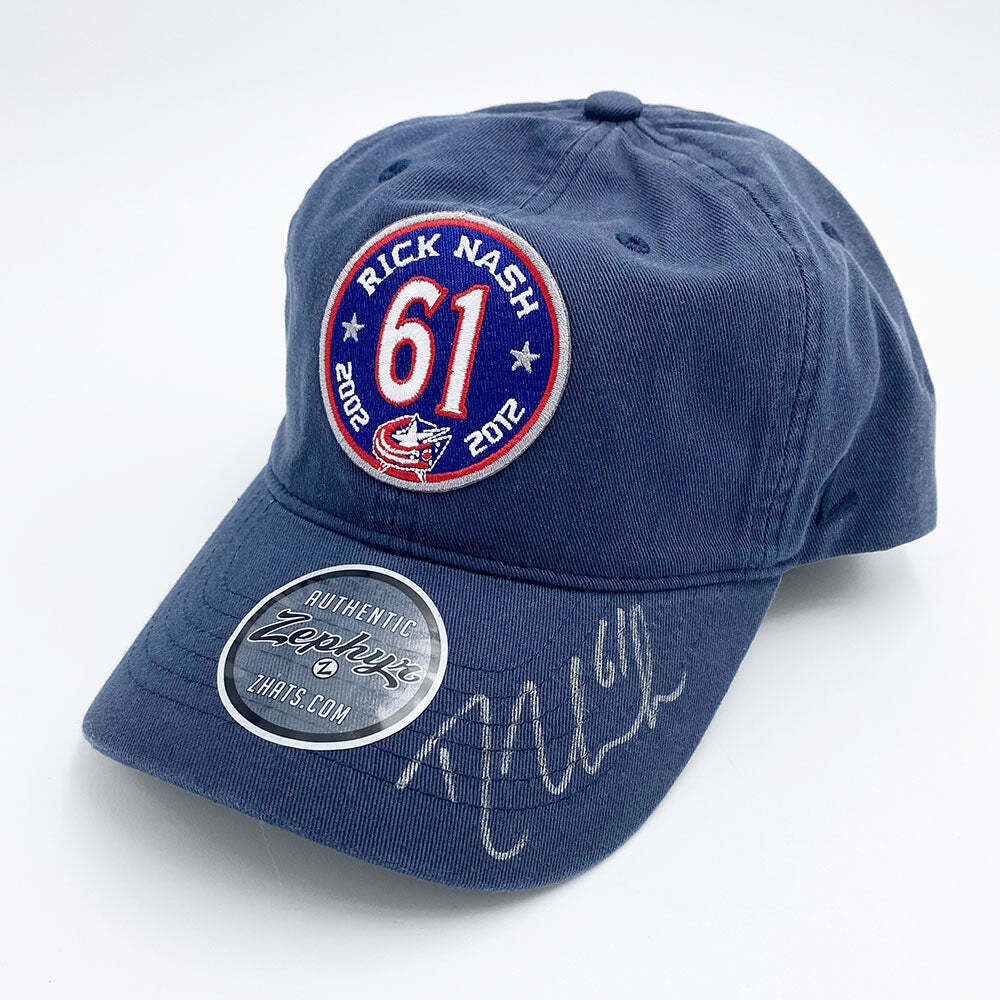 Rick Nash Autographed Jersey Retirement Night Baseball Hat - NHL Auctions