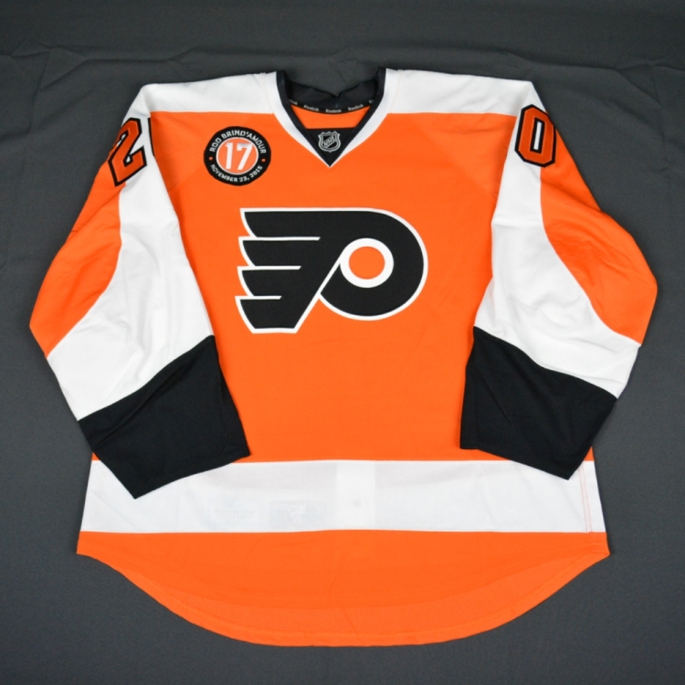 R.J. Umberger - Philadelphia Flyers - Rod Brind'Amour Hall of Fame ...