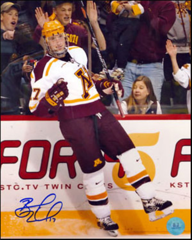 BLAKE WHEELER University of Minnesota SIGNED 8x10 Photo *Winnipeg Jets ...