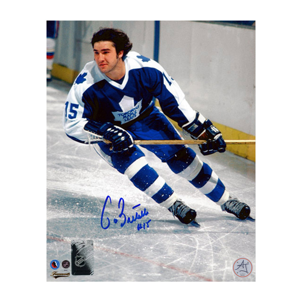 Pat Boutette Autographed Toronto Maple Leafs Game Action 8x10 Photo ...