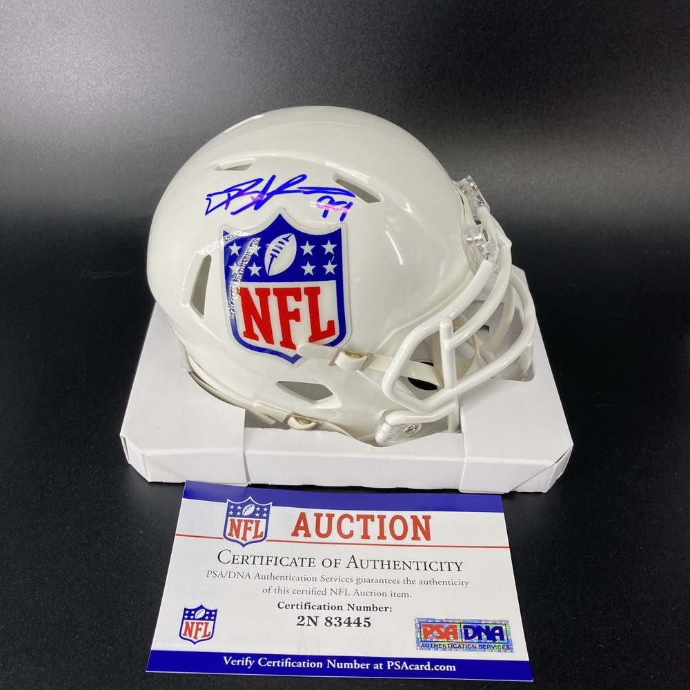 NFL - Colts Deforest Buckner Signed NFL Shield Mini Helmet | The ...