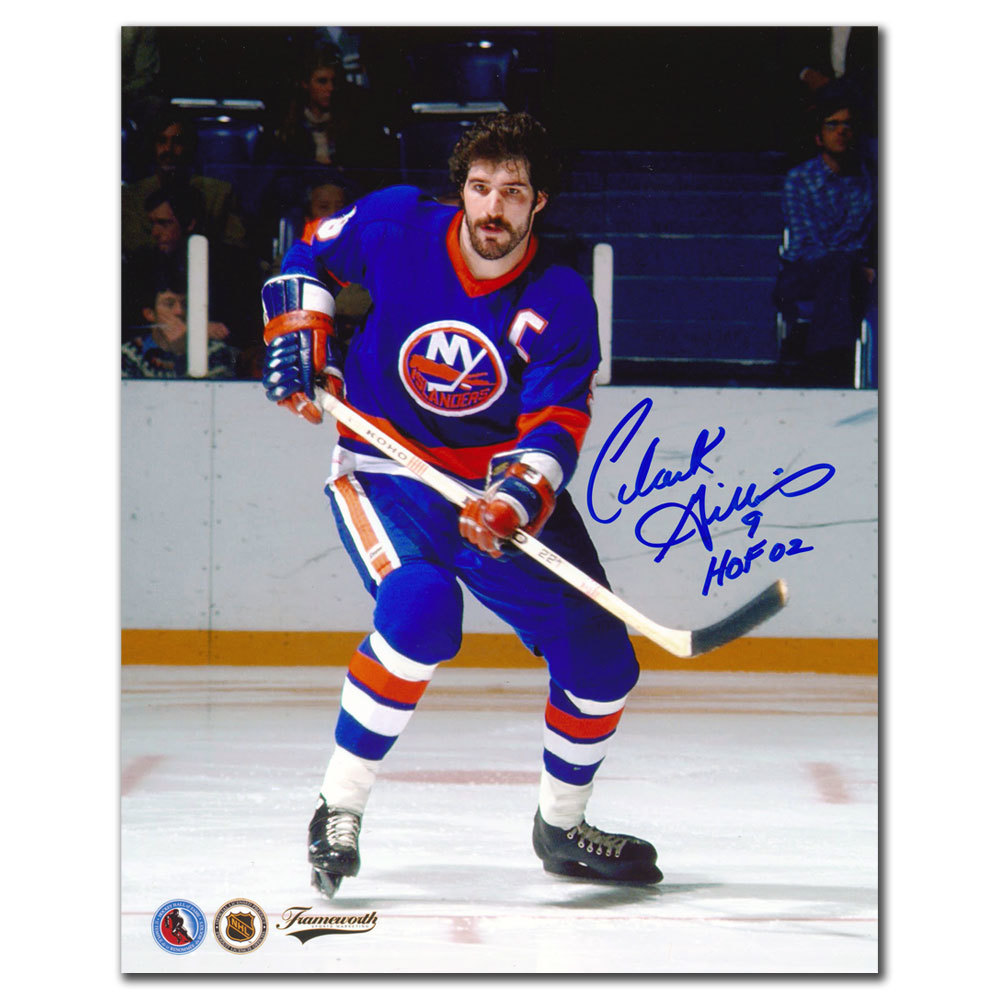 Clark Gillies New York Islanders CAPTAIN Autographed 8x10 - NHL Auctions