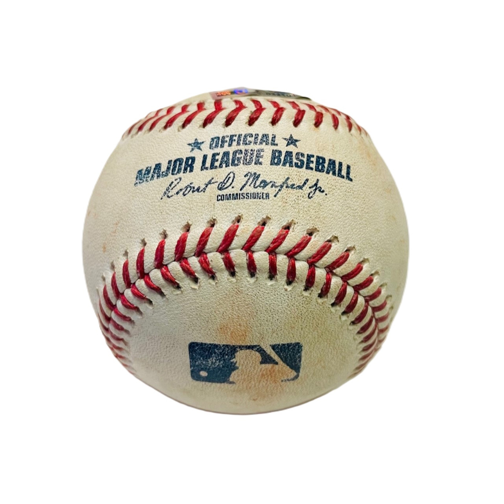 Game Used Baseball: Jonny Deluca 2RBI single off Mike Clevinger ...