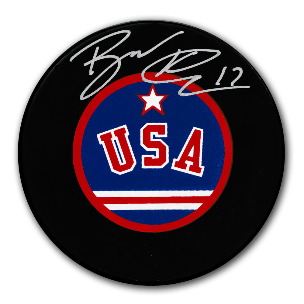 Ryan Kesler Team USA United States Autographed Puck - NHL Auctions