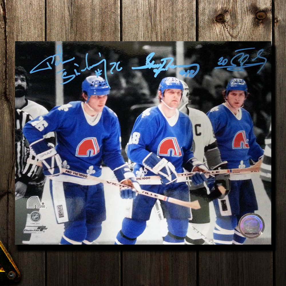 Peter Stastny, Marian Stastny & Anton Stastny Quebec Nordiques Triple ...