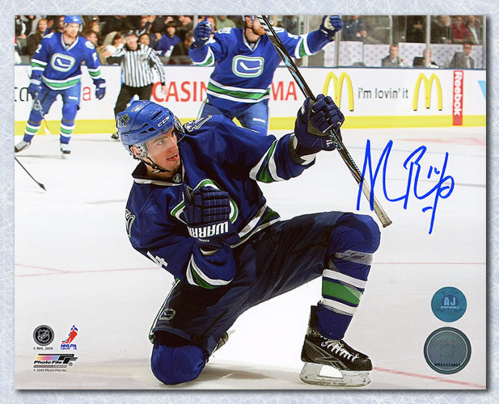 Alexandre Burrows Vancouver Canucks Autographed Goal Celebration 8x10 ...