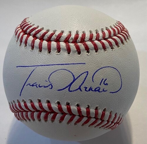 Travis d'Arnaud Autographed Baseball | MLB Auctions