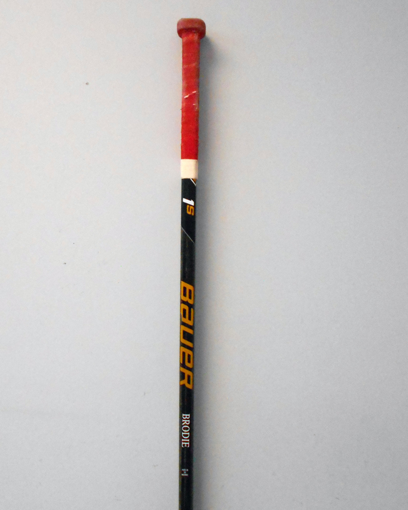 #7 TJ Brodie Game Used Stick - Autographed - Calgary Flames - NHL Auctions