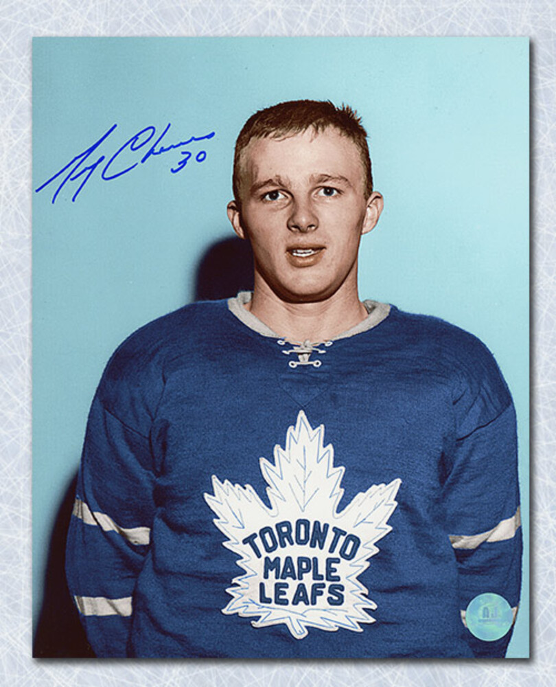 Gerry Cheevers Toronto Maple Leafs Autographed Rookie 8x10 Photo - NHL ...