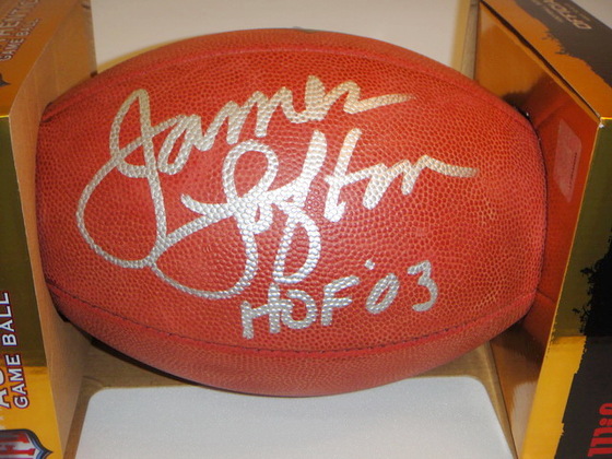 JAMES LOFTON SIGNED AUTHENTIC FOOTBALL | The official auction site of ...