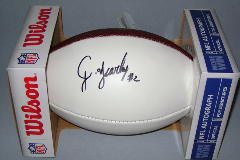NFL - JOSEPH YEARBY SIGNED PANEL BALL | The official auction site of ...