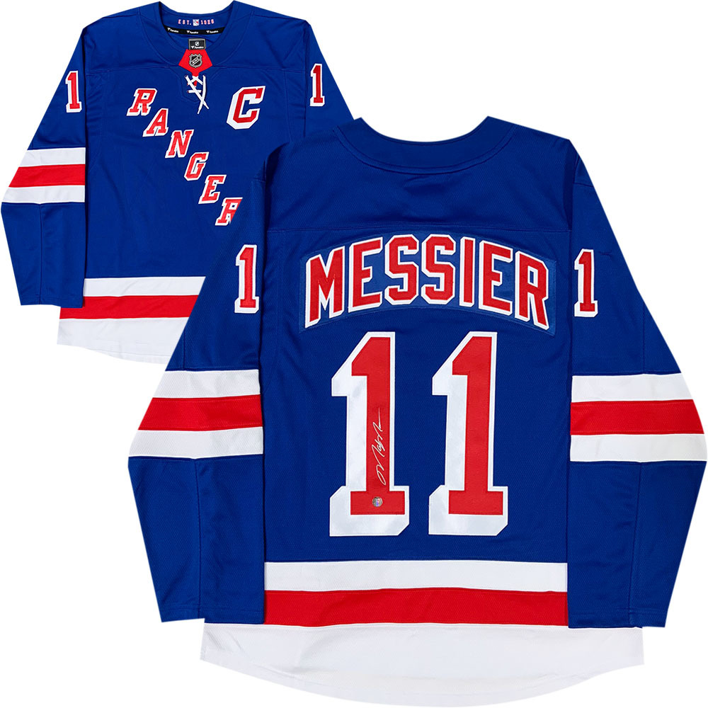 Mark Messier Autographed New York Rangers Fanatics Jersey - NHL Auctions