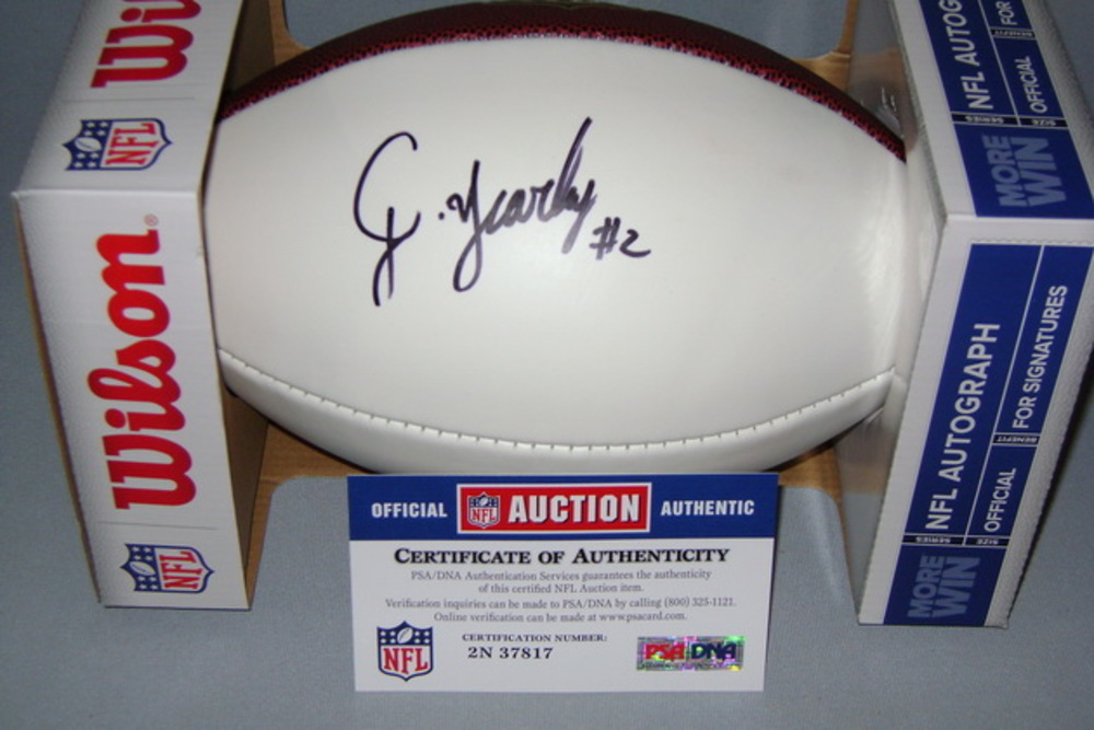 NFL - JOSEPH YEARBY SIGNED PANEL BALL | The official auction site of ...
