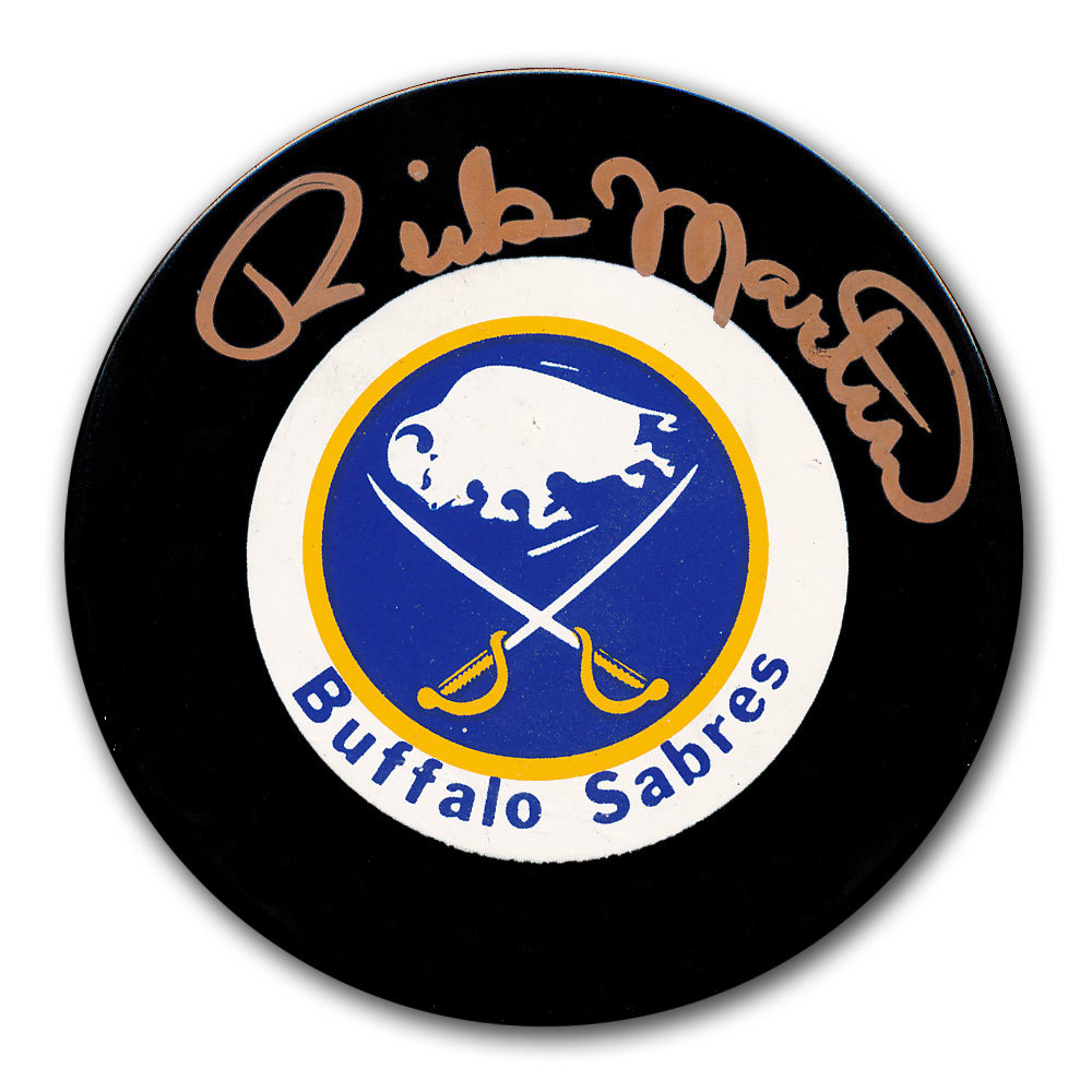 Rick Martin Buffalo Sabres Autographed Puck - NHL Auctions