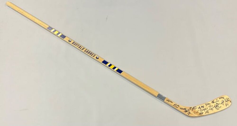 Buffalo Sabres Team Signed Stick Autographed by Members of the 2023-24 ...