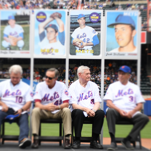 Ron Taylor TOPPS Card - 1969 New York Mets On-Field Ceremony | New York ...