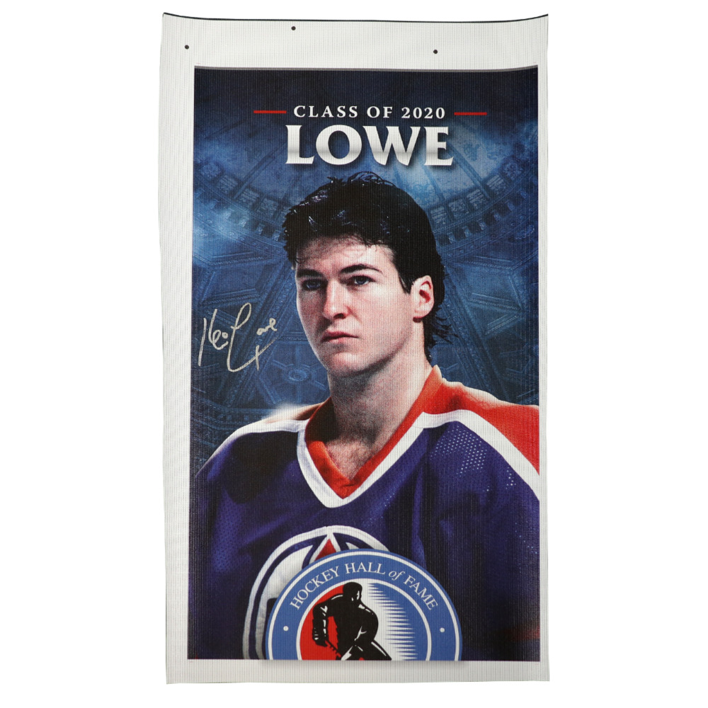 Kevin Lowe Autographed Hockey Hall of Fame Class of 2020 Banner Proof ...