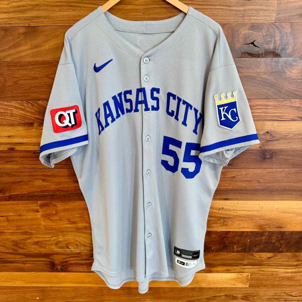 Game-Used Jersey: Cole Ragans #55 (KC@ATH 9/26/25) - Size 48 | Kansas ...