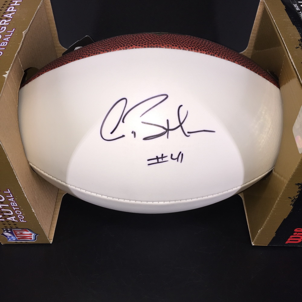 Colts - Antoine Bethea Signed Panel Ball | The official auction site of ...
