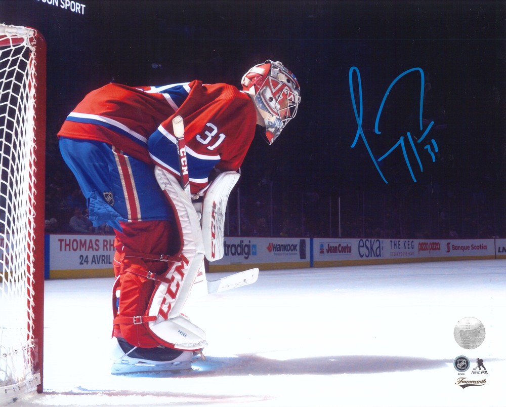 Carey Price Signed 8x10 Unframed Canadiens Spotlight - NHL Auctions