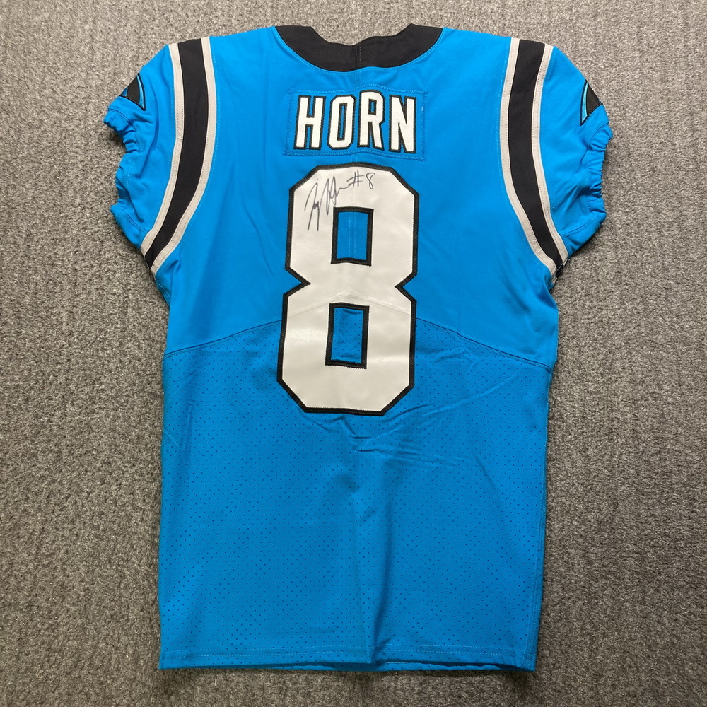 NFL Auction | STS - Panthers Jaycee Horn Signed Game Issued Jersey Size 40