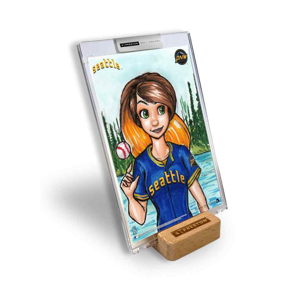 WinS® Konni Mackenzie City Connect Mariners #1/100 Limited Edition Art ...