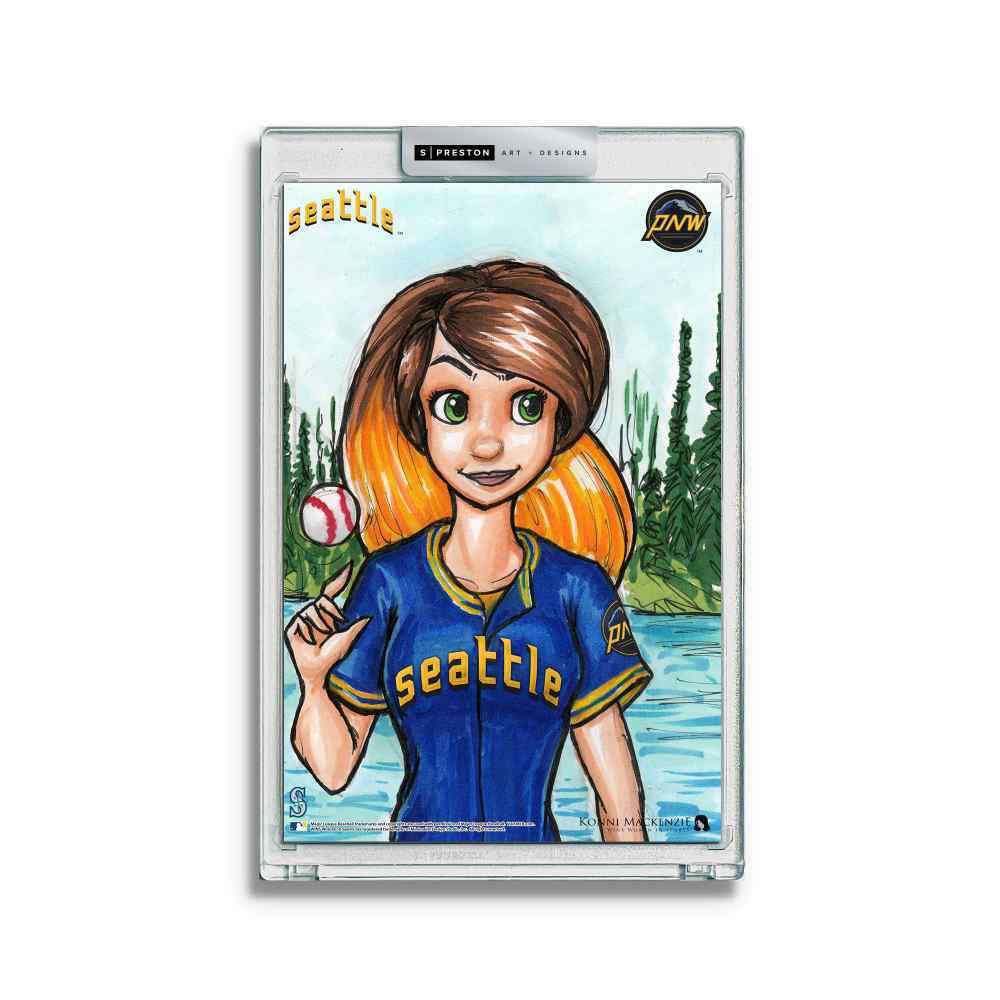 WinS® Konni Mackenzie City Connect Mariners #1/100 Limited Edition Art ...