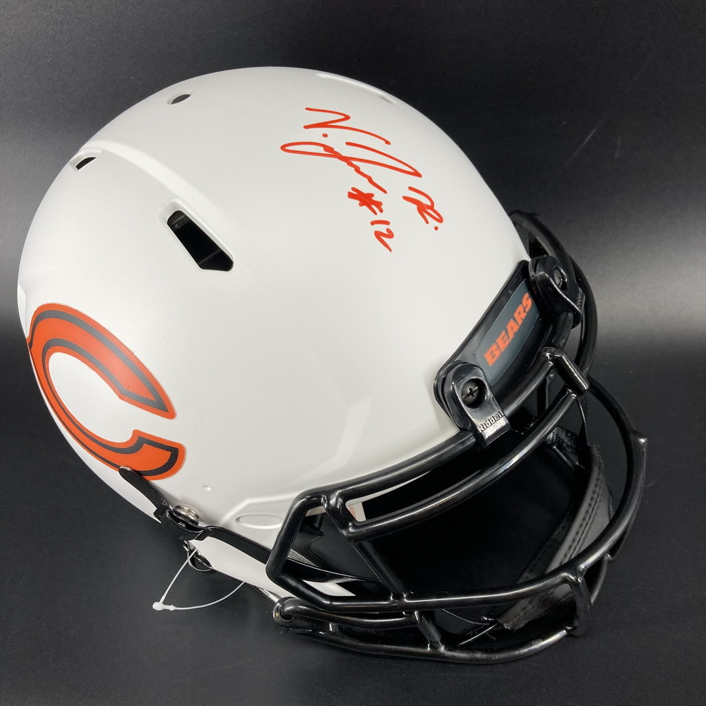 NFL Auction | Hurricane Ian Relief - Bears Velus Jones signed lunar ...