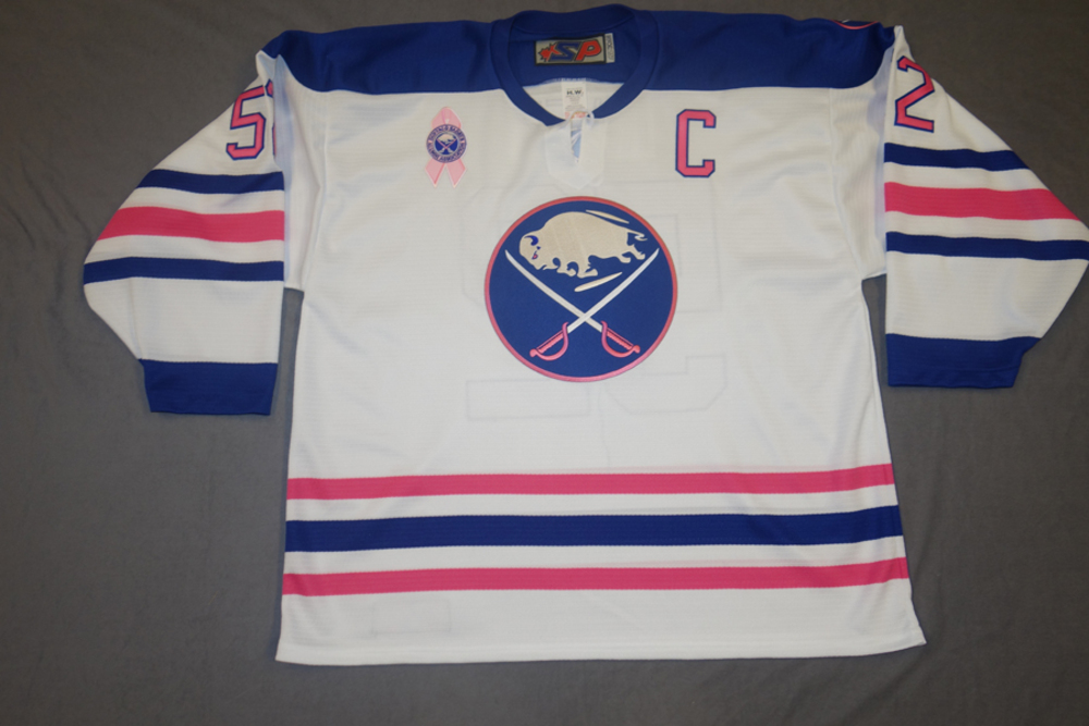 Craig Rivet Autographed Buffalo Sabres Breast Cancer Awareness Jersey ...