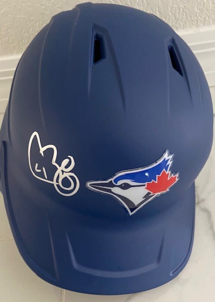 Cavan Biggio Autographed Blue Jays Helmet | MLB Auctions