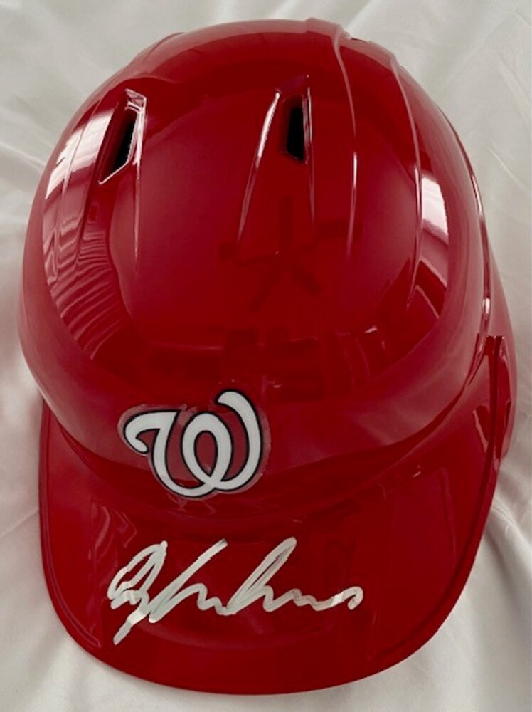 Dylan Crews Autographed Nationals Helmet | MLB Auctions
