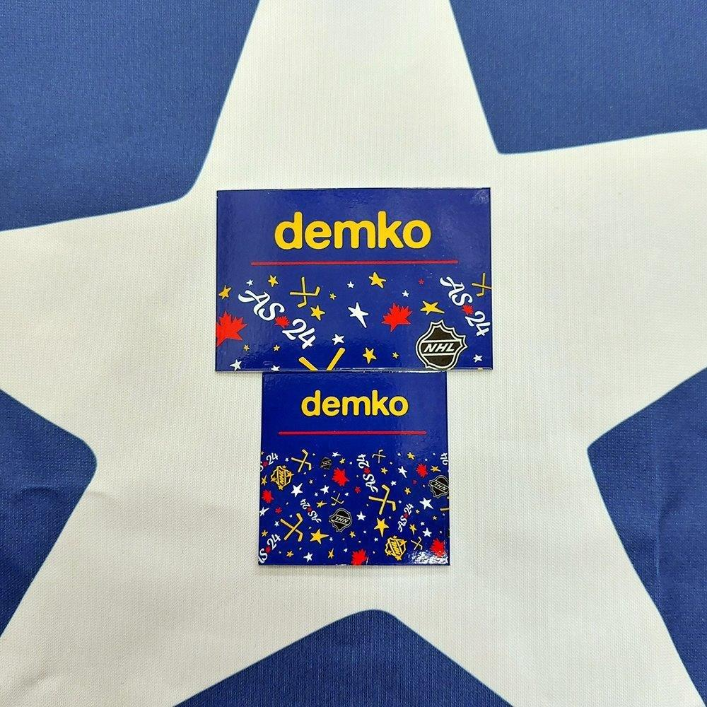 Thatcher Demko 2024 NHL All-Star Change Room and Stick Tags | Real ...