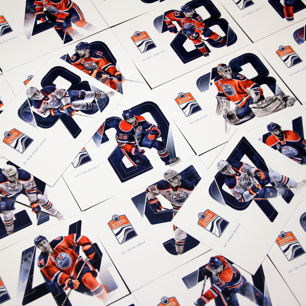 Complete Set Of 2016-17 Edmonton Oilers Hockey Talks Ltd Edition Hockey ...