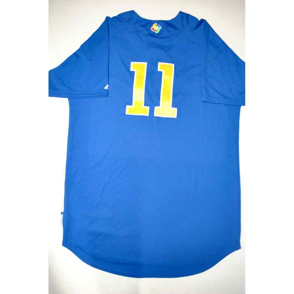 Brazil Game-Used Jersey - 2013 World Baseball Classic - Barry Larkin (3 ...