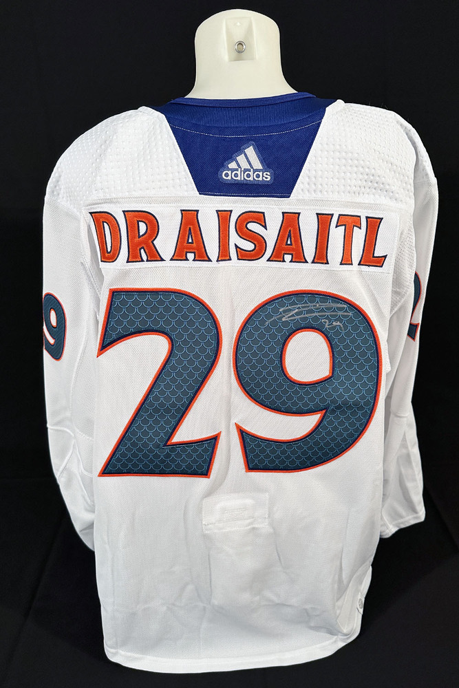 Leon Draisaitl #29 - Autographed Edmonton Oilers 2024 Lunar New Year ...