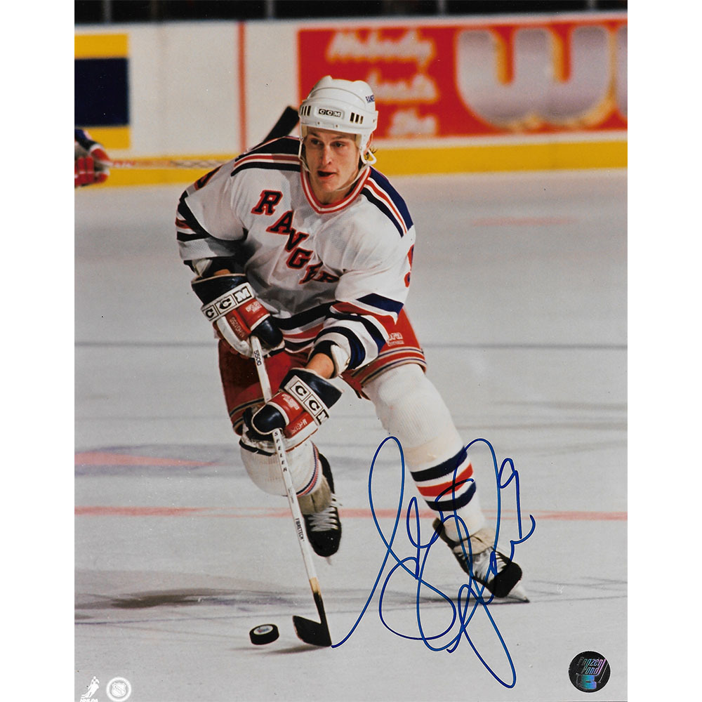 Adam Graves Autographed New York Rangers 8X10 Photo - NHL Auctions