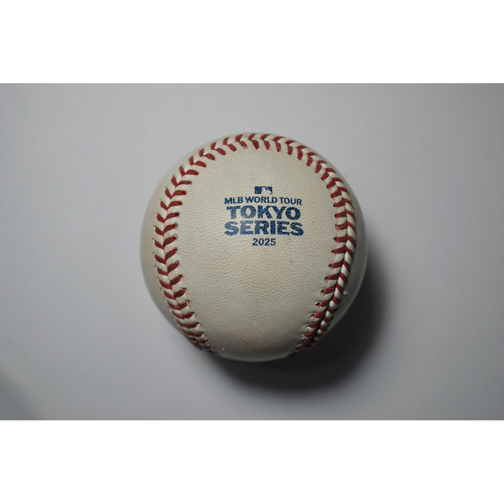 2025 Tokyo Series - Dodgers vs. Cubs - Game-Used Baseball - P: Ryan ...
