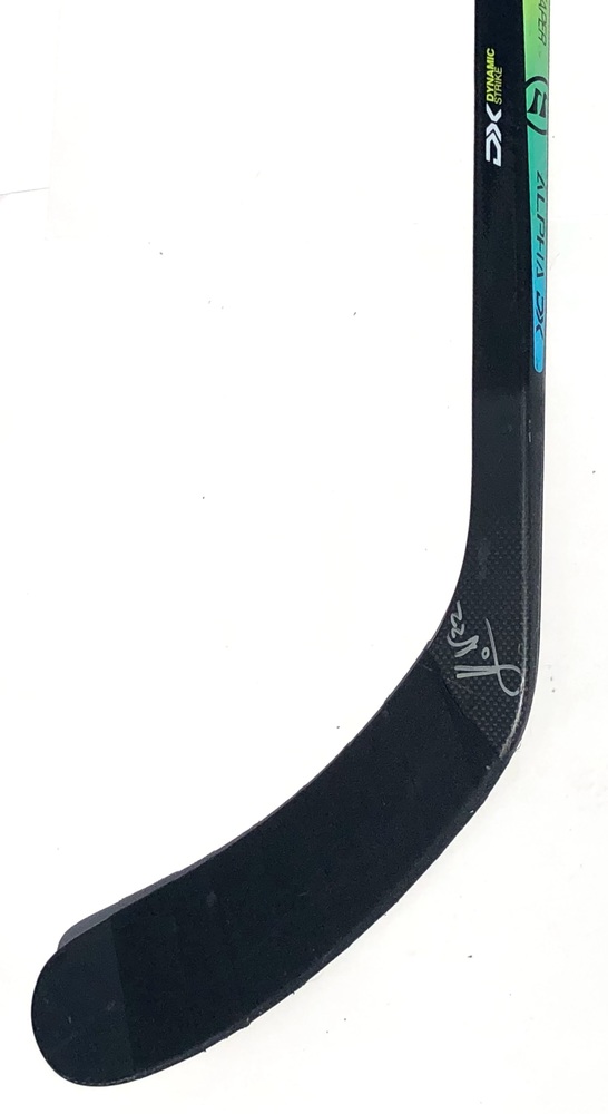 #22 Korbinian Holzer Game Used Stick - Autographed - Nashville ...