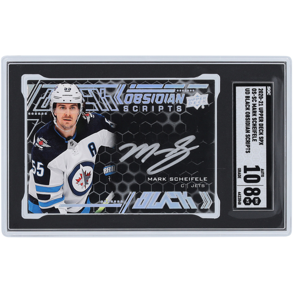 Mark Scheifele Winnipeg Jets Autographed 2020-21 Upper Deck SPX ...