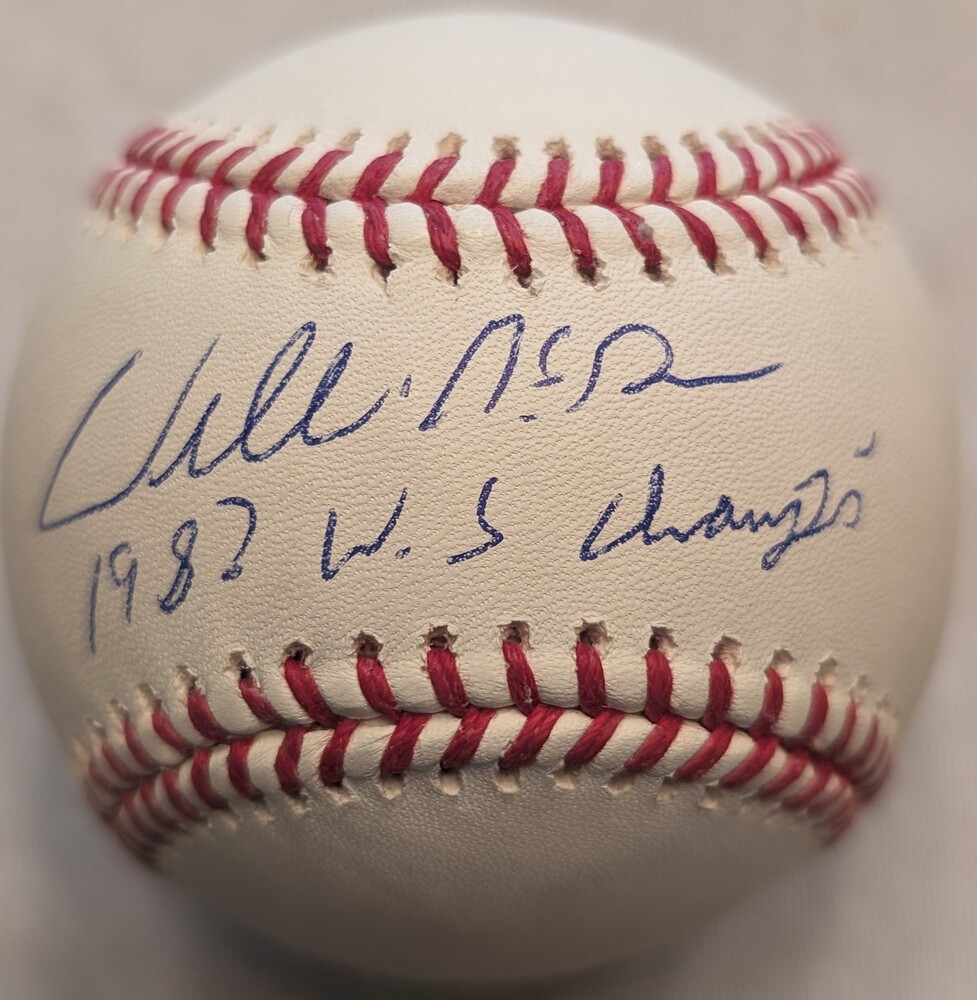 Willie McGee Autographed "1982 WS Champs" Baseball | MLB Auctions