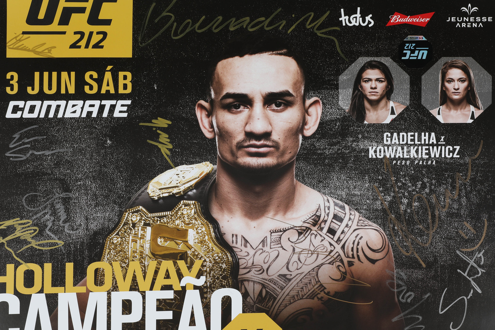 UFC 212: Aldo vs. Holloway Autographed Event Poster | UFC Collectibles