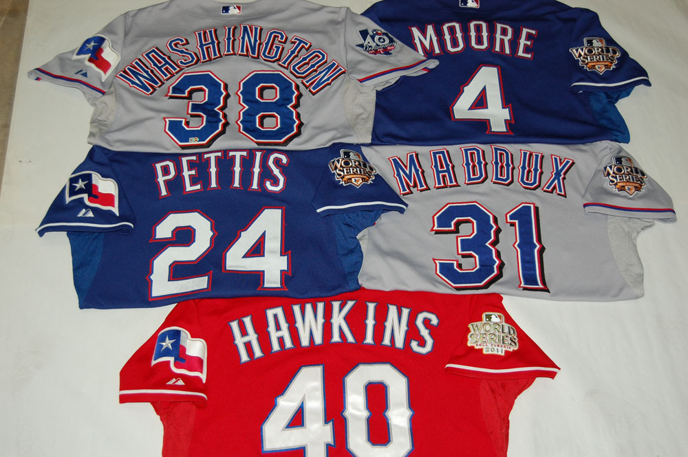 Coaches Bundle of five Game-Used Jerseys | MLB Auctions