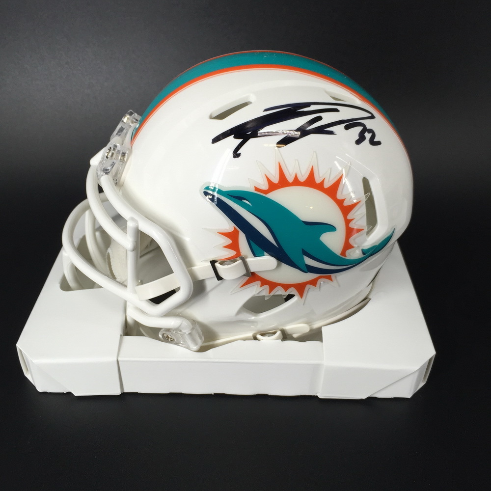 Dolphins - Kenyan Drake Signed Mini Helmet | The official auction site ...
