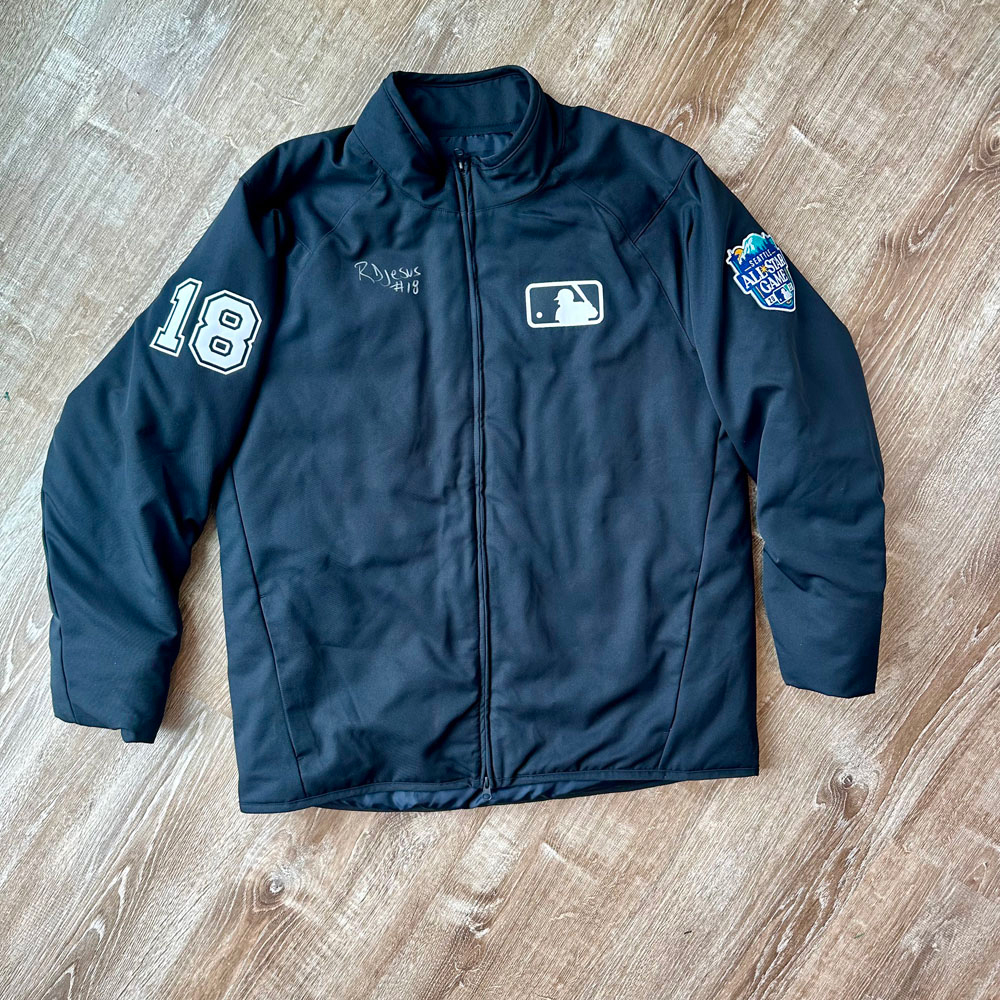 UMPS CARE AUCTION: Black Full Zip Umpire Jacket with 2023 All-Star Game ...
