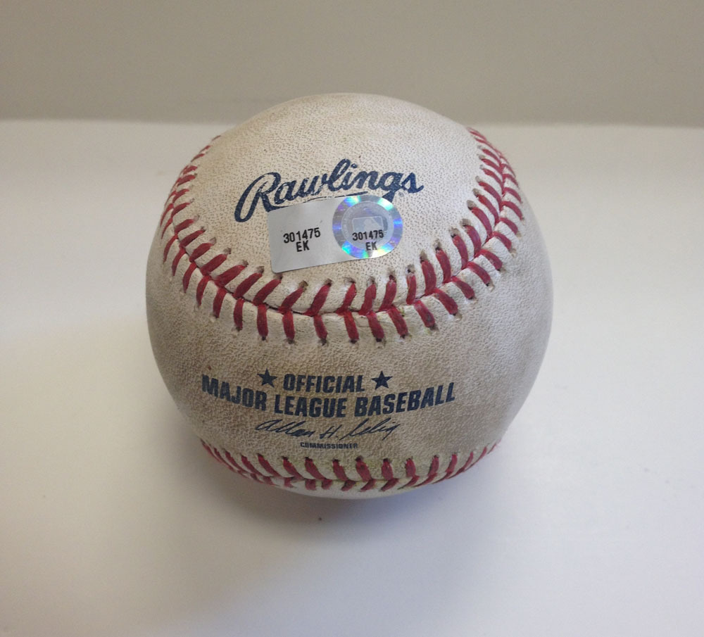 Orioles Authentics: JJ Hardy - Game-Used Baseball, Double (EK301475 ...