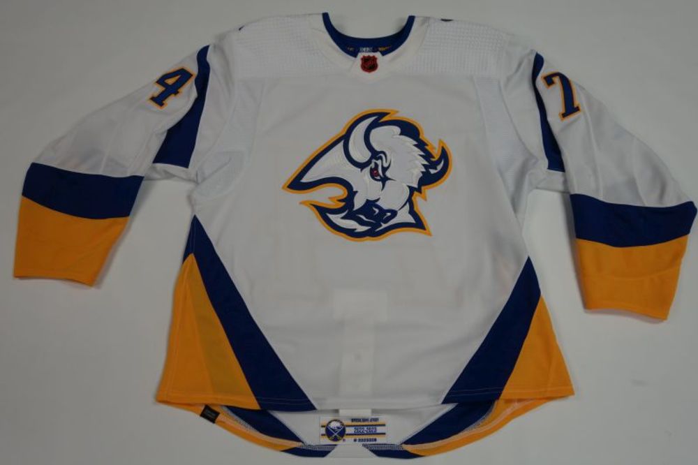 Rasmus Asplund 2022-23 Buffalo Sabres Set 1 Reverse Retro Jersey - NHL ...