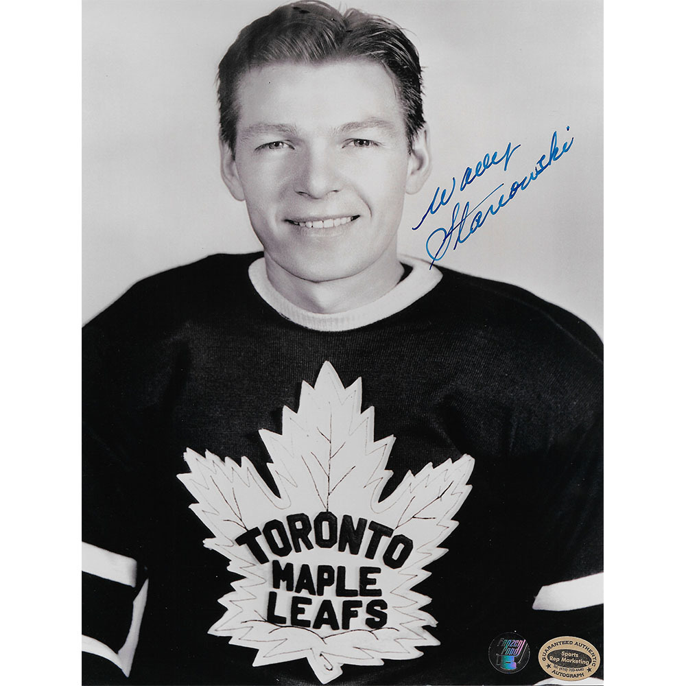 Wally Stanowski Autographed Toronto Maple Leafs 8X10 Photo - NHL Auctions