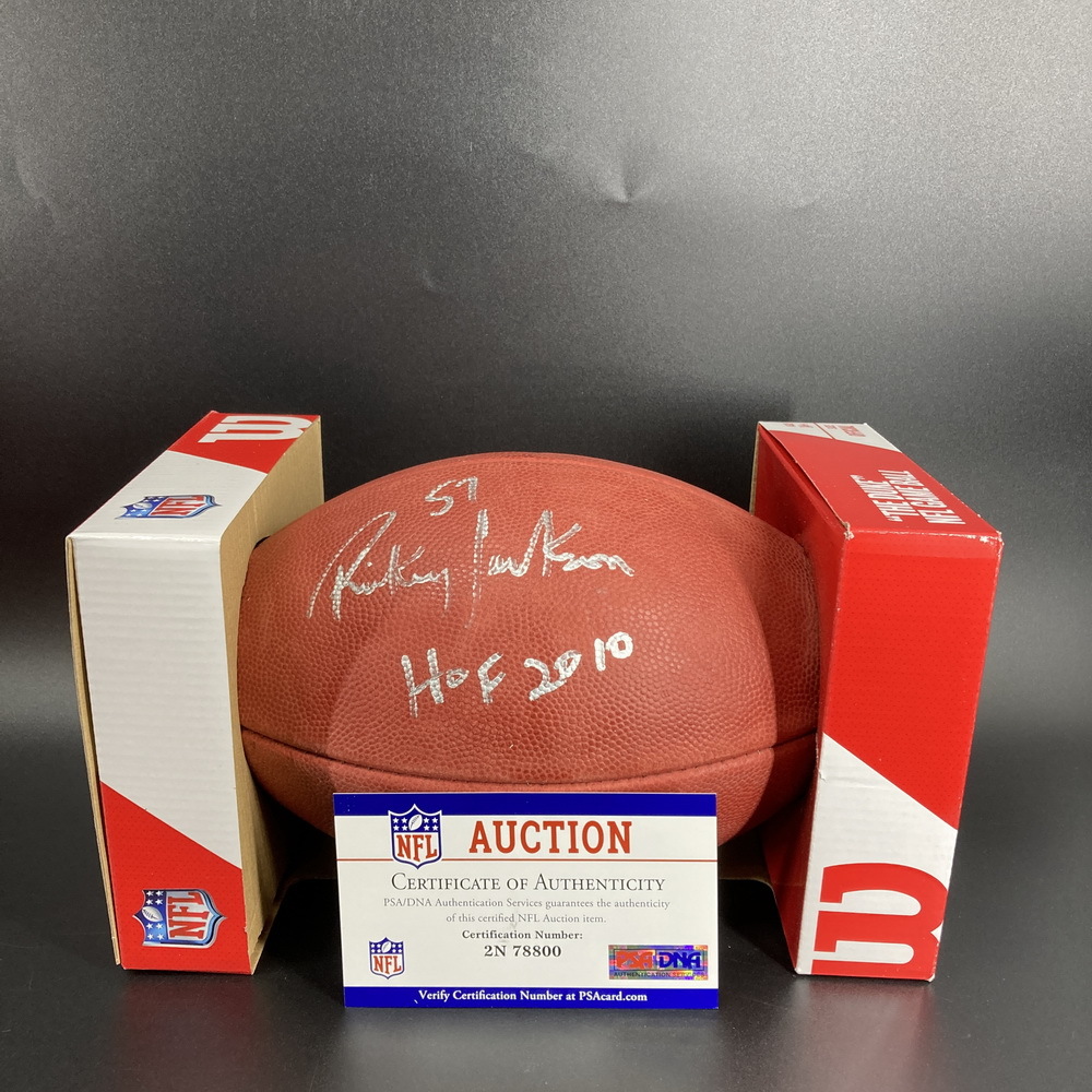NFL - Saints Rickey Jackson Signed Authentic Football | The official ...
