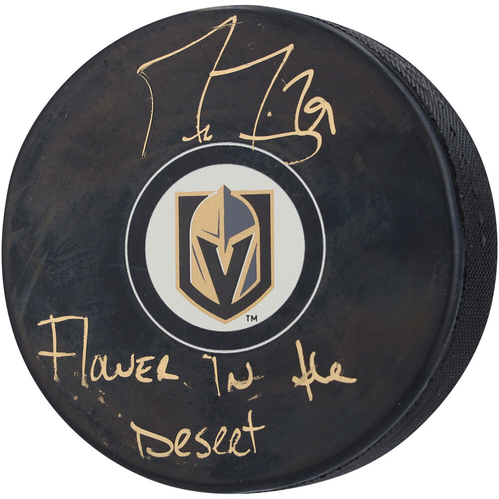 Marc-Andre Fleury Vegas Golden Knights Autographed Logo Official Game ...