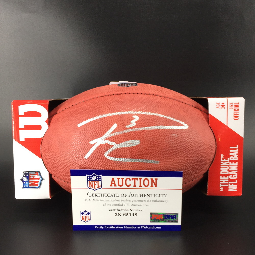 NFL - Seahawks Russell Wilson Signed Authentic Football W/ 100 Seasons ...